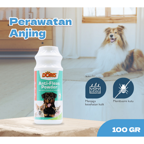 Jual Doris Anti Fleas 100 gr - Bedak Anjing [ORIGINAL] | Shopee Indonesia
