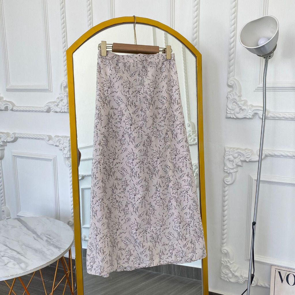 Jual FLORAL SKIRT / ROK SAKURA DAMARA / ROK MOTIF BUNGA KOREAN SKIRT ...