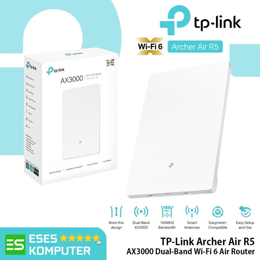 Jual Router TP-Link Archer Air R5 AX3000 Dual-Band Wi-Fi 6 Air Router ...