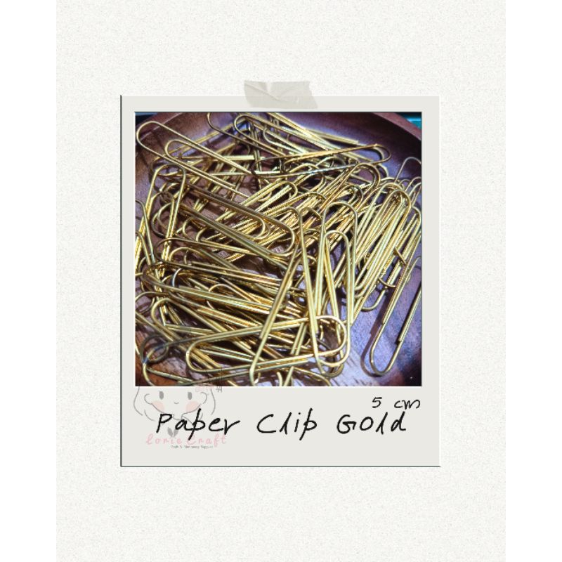 Jual Paper Clip Gold / Silver 5 cm / Paper Clip Mix / Fish Tail ...