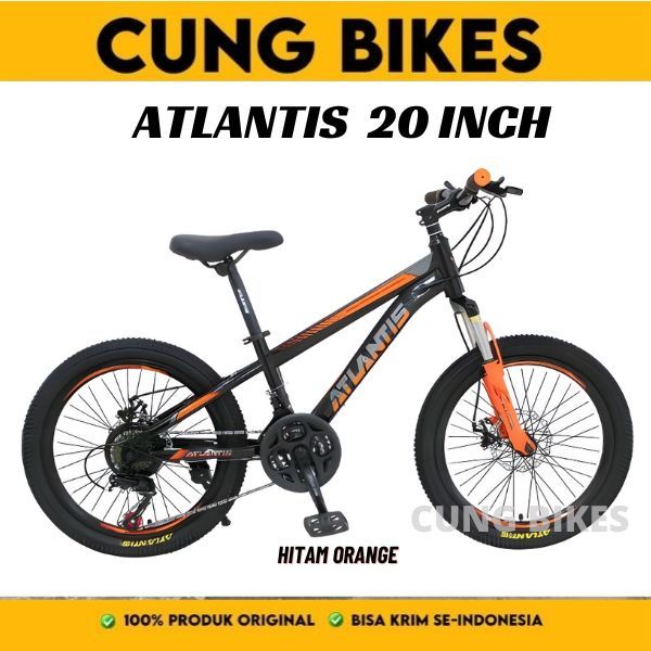 Jual Sepeda Gunung Anak Atlantis ukuran 20 Inch 69 Usia 8-12 Tahun 21 ...