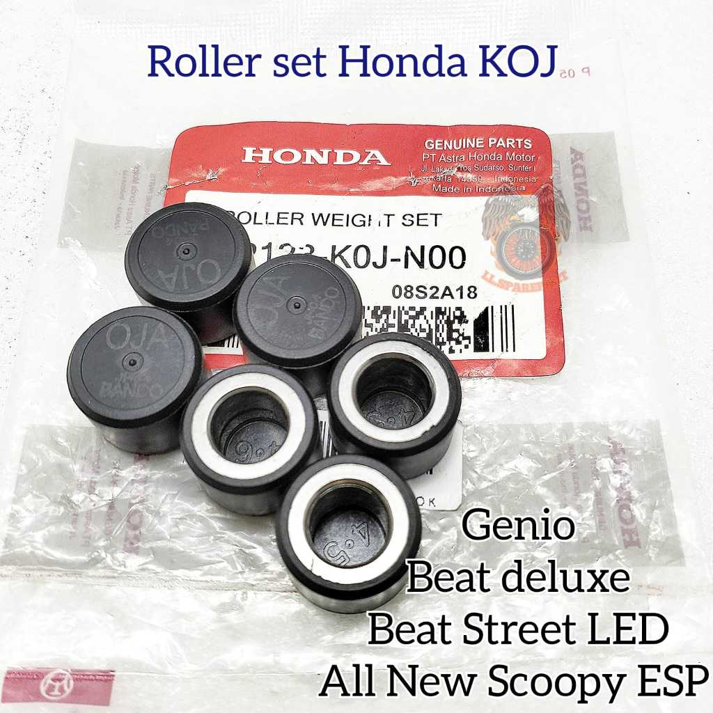 Jual Roller Roler Set Honda KOJ Genio Beat Deluxe Beat Street LED All New Scoopy ESP Kualitas ...