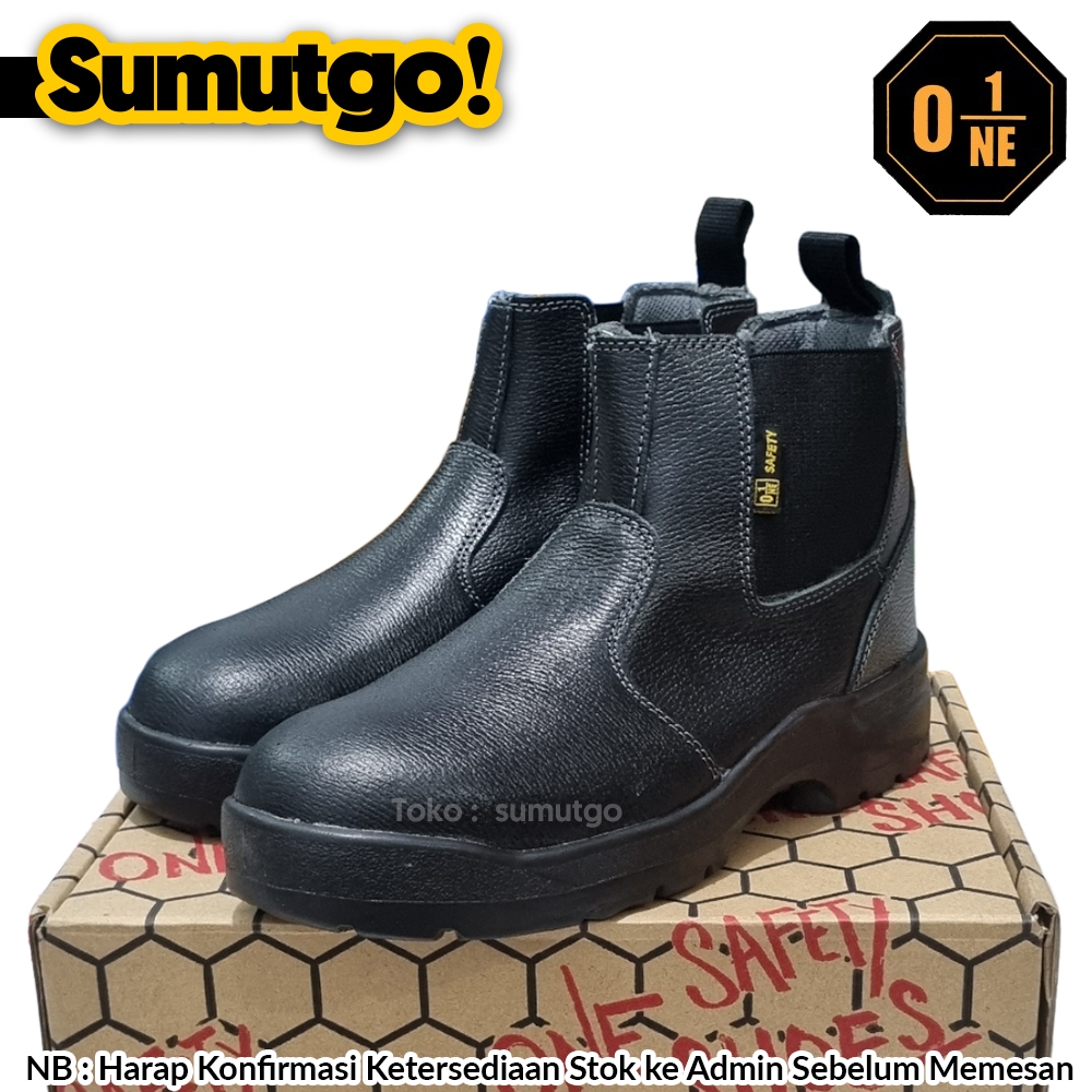 Jual [ Terbaru ] Sepatu Safety Murah One Safety OS706 Hitam Standard ...