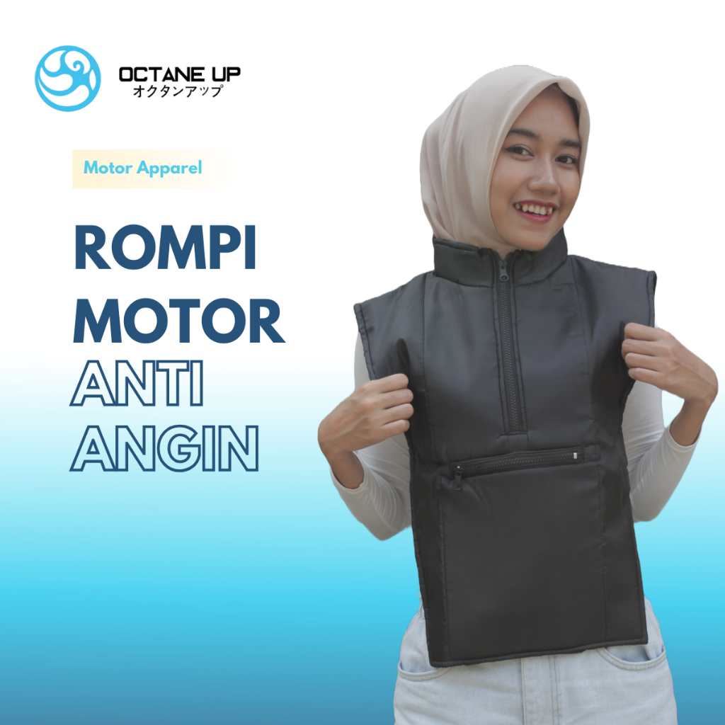 Jual Rompi Motor Anti Angin Original Octane Up | Shopee Indonesia