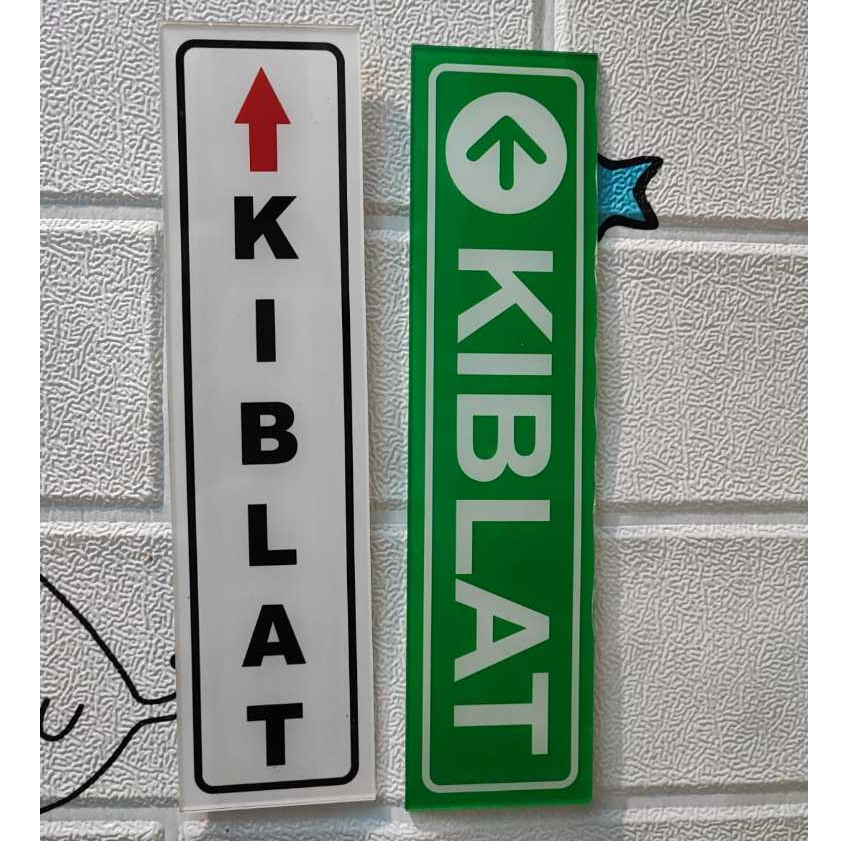 Jual SIGN AKRILIK PETUNJUK ARAH KIBLAT | Shopee Indonesia