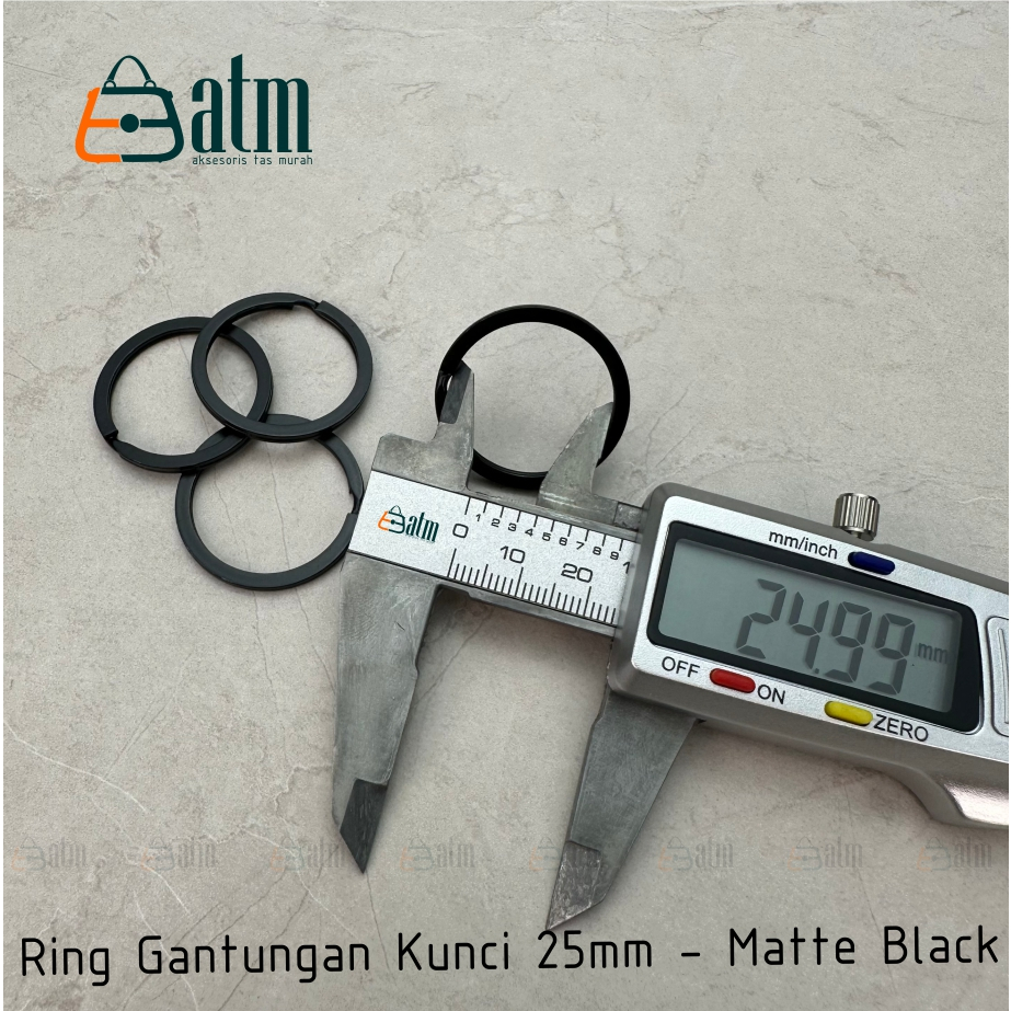 Jual Ring O Gantungan Kunci Gepeng Ukuran 25mm Warna Matte | Shopee ...