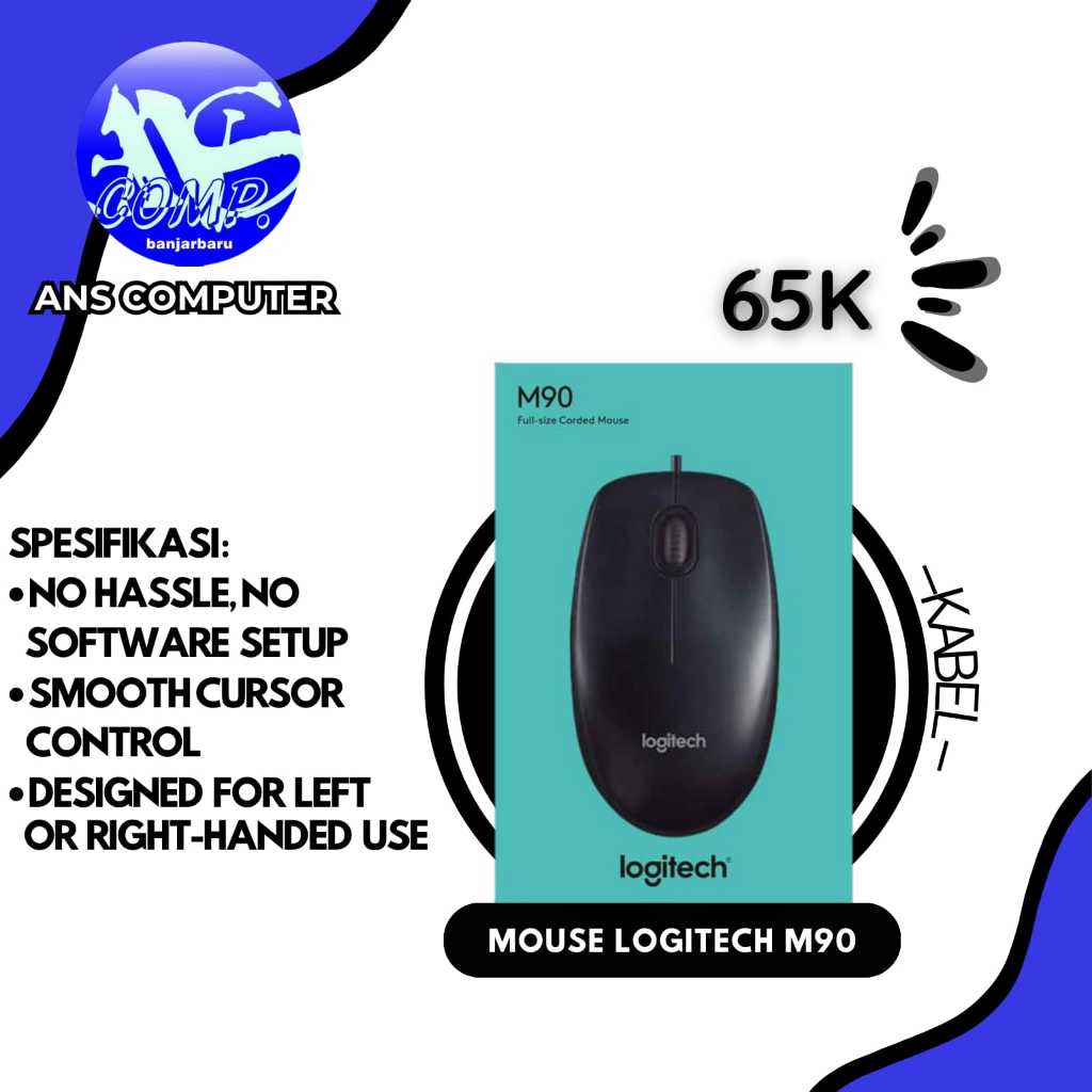 Jual Mouse Logitech M90 Full Size | Shopee Indonesia