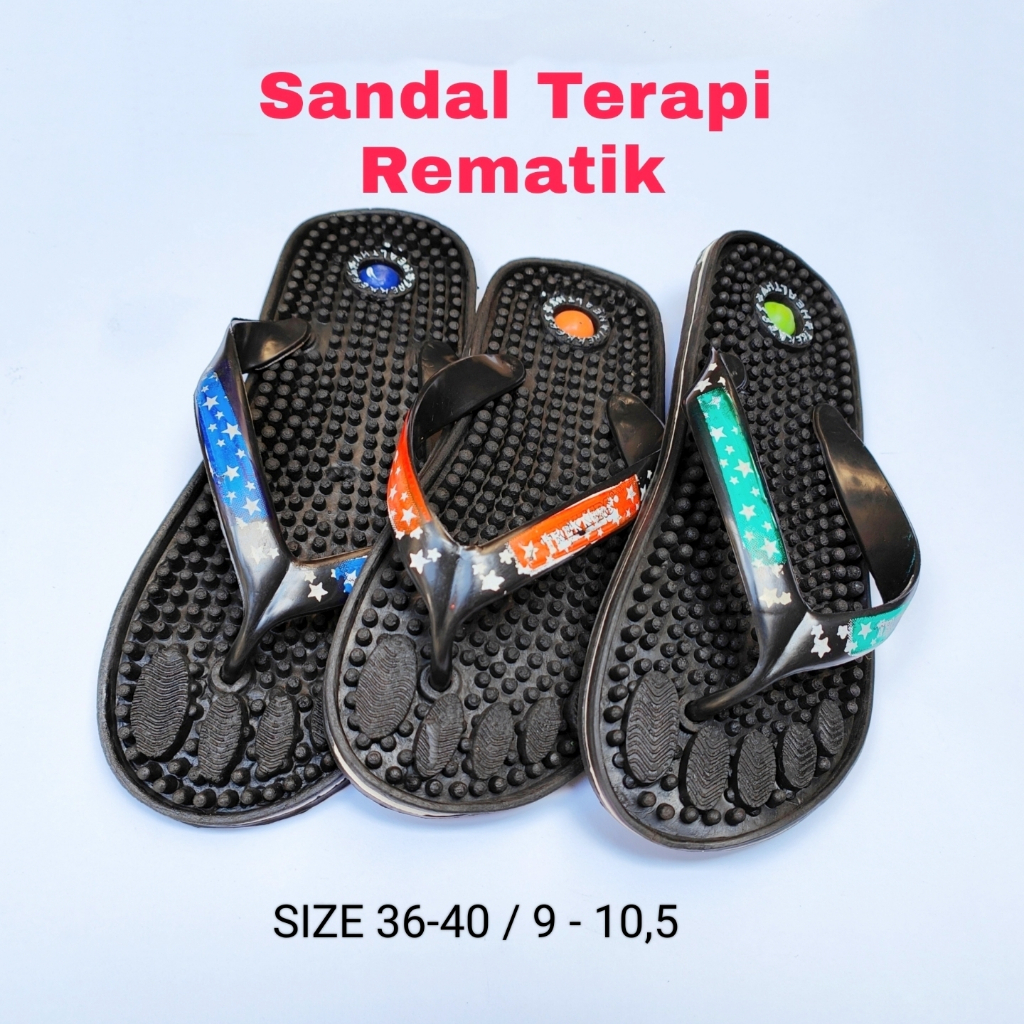 Jual Sandal Kesehatan Terapi Rematik Model Sandal Jepit Untuk Dewasa ...