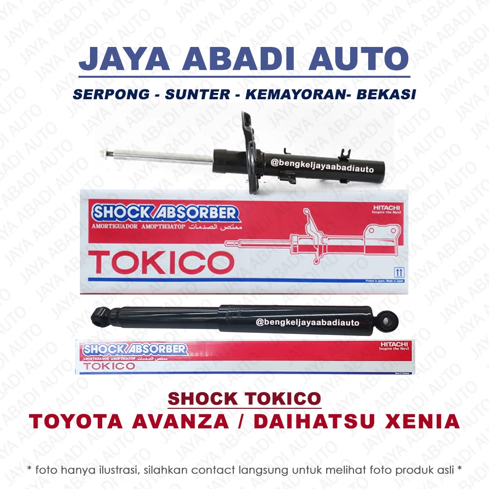 Jual Shock Breaker TOKICO Oli - TOYOTA AVANZA / DAIHATSU XENIA (2003 ...