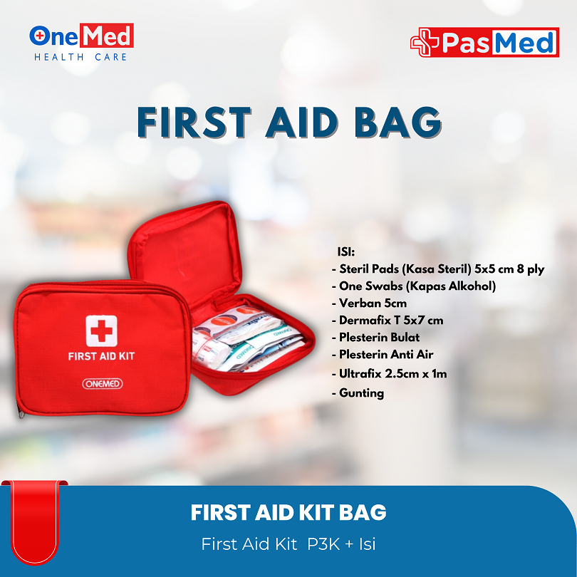 Jual PASMED | ONEMED - First Aid Kit Bag / P3K Travel size Onemed ...