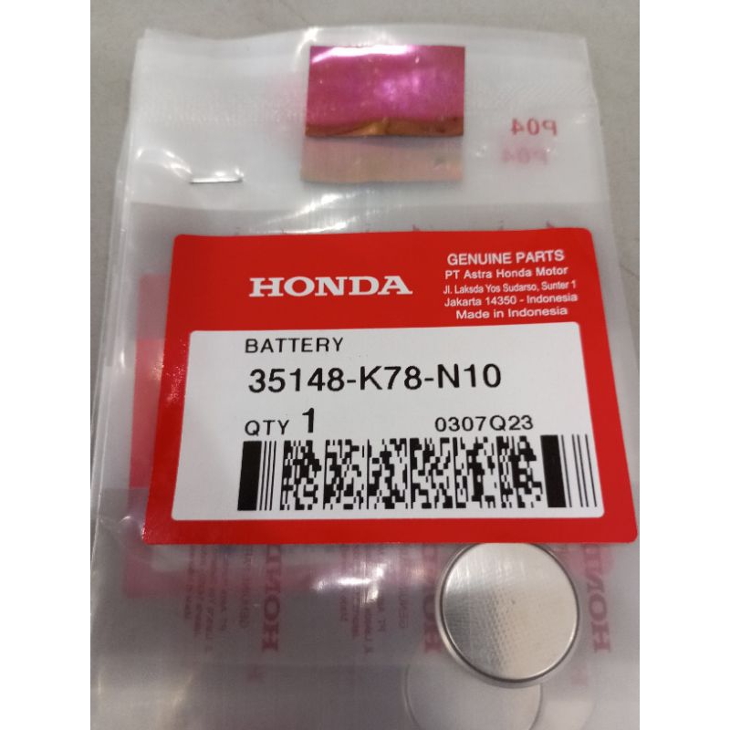 Jual Baterai Kunci Remote(Battery) – PCX 150 K97, Vario 150 eSP Keyless ...