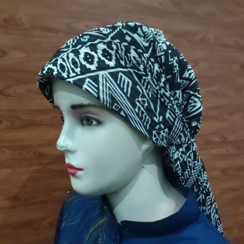Jual Ciput Plisket Nini iket/ Kerepus Nenek Penutup Rambut Wanita ...