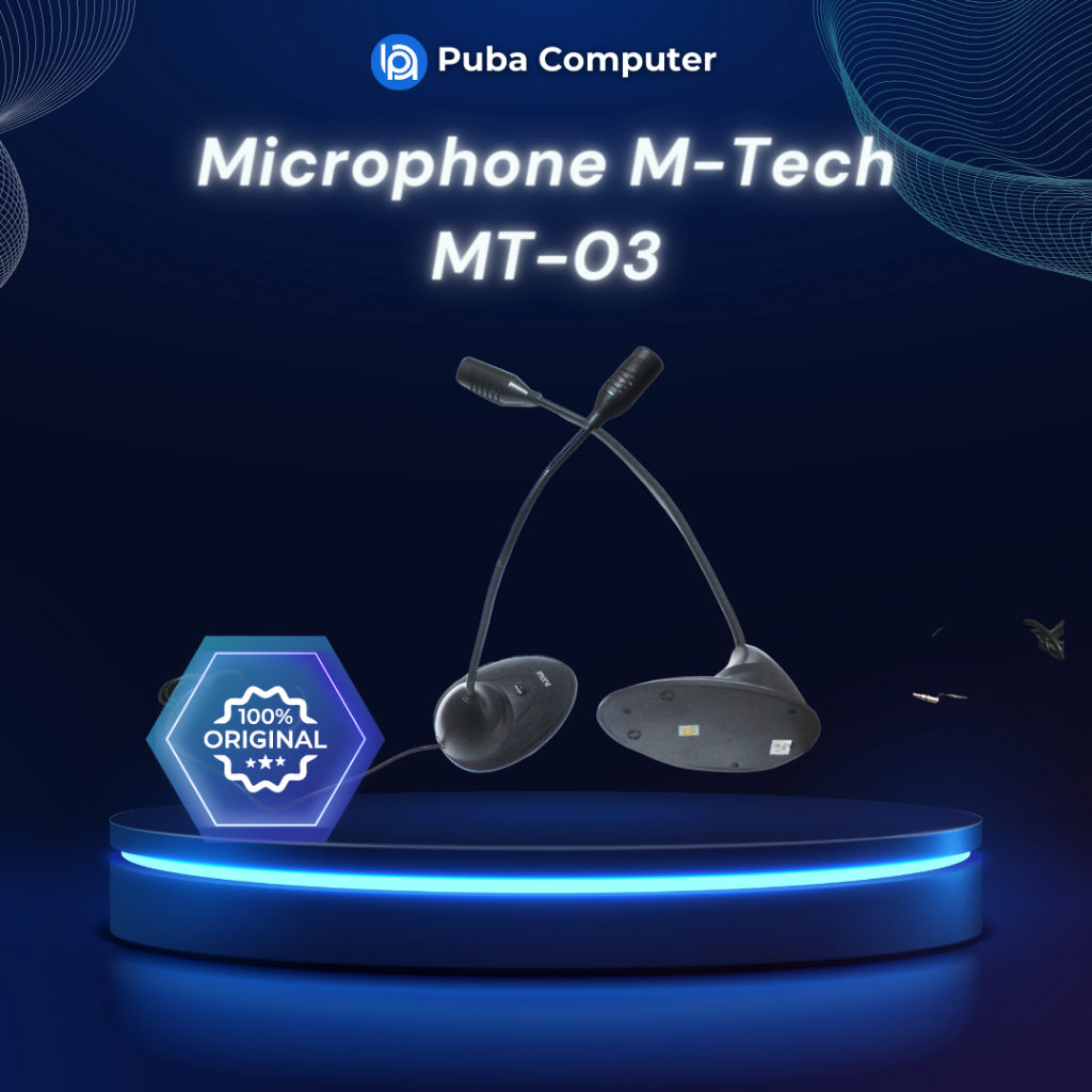 Jual Microphone MTech MT03 / M Tech MT-03 / Mic Condenser PC & Laptop ...