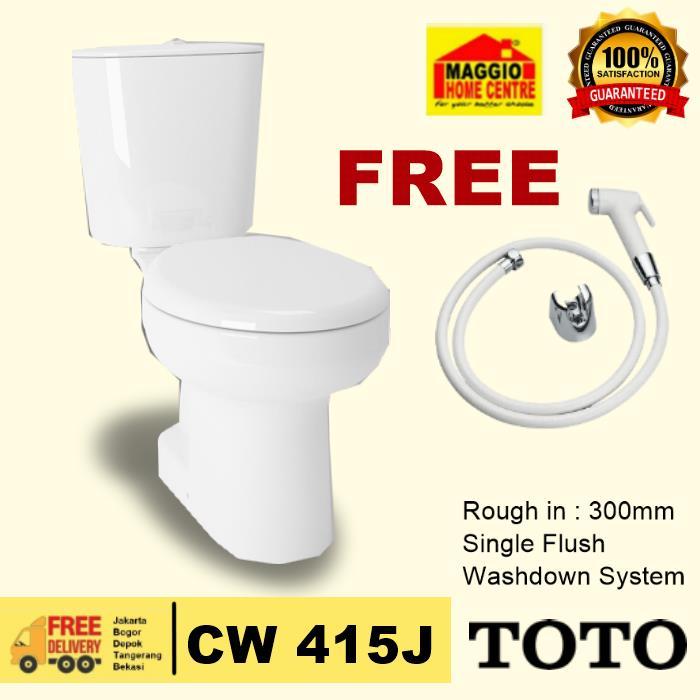 Jual KLOSET TOTO CW 415 - KLOSET DUDUK TOTO TERBARU - CW415J | Shopee ...
