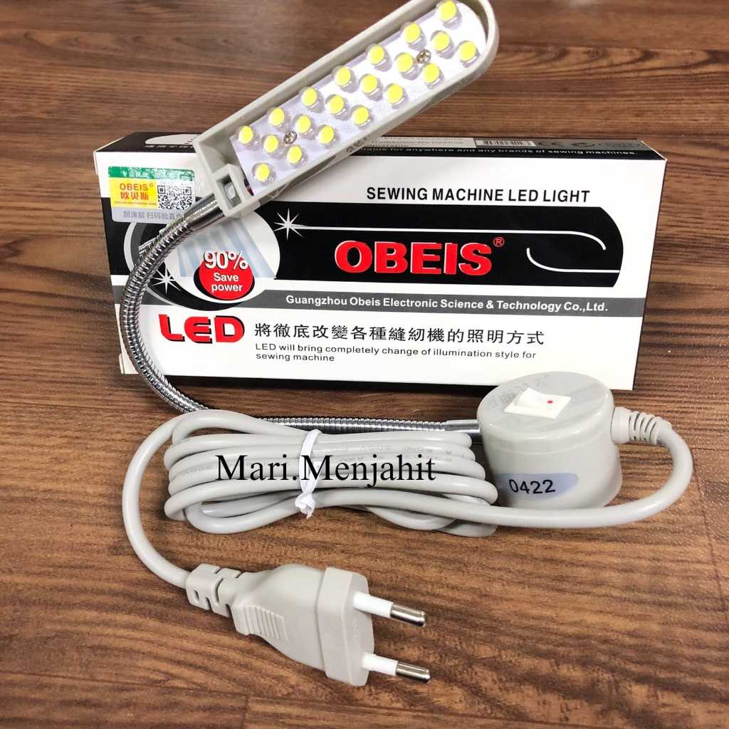Jual Lampu LED Tiang Elatis Mesin jahit Obeis 20 Titik Magnet | Shopee ...