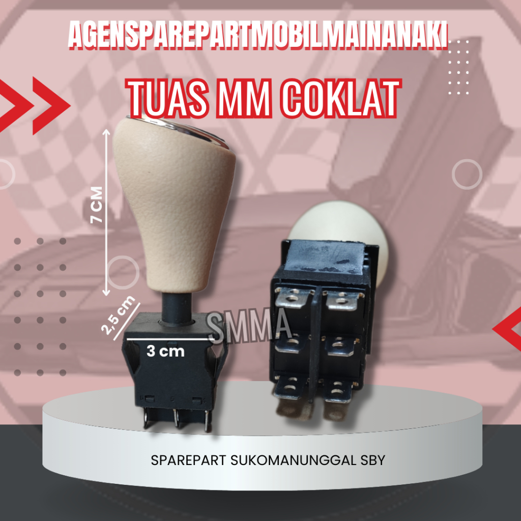 Jual ⚡Ready⚡Tuas Switch Maju Mundur Coklat Mobil Motor Mainan Aki Accu ...