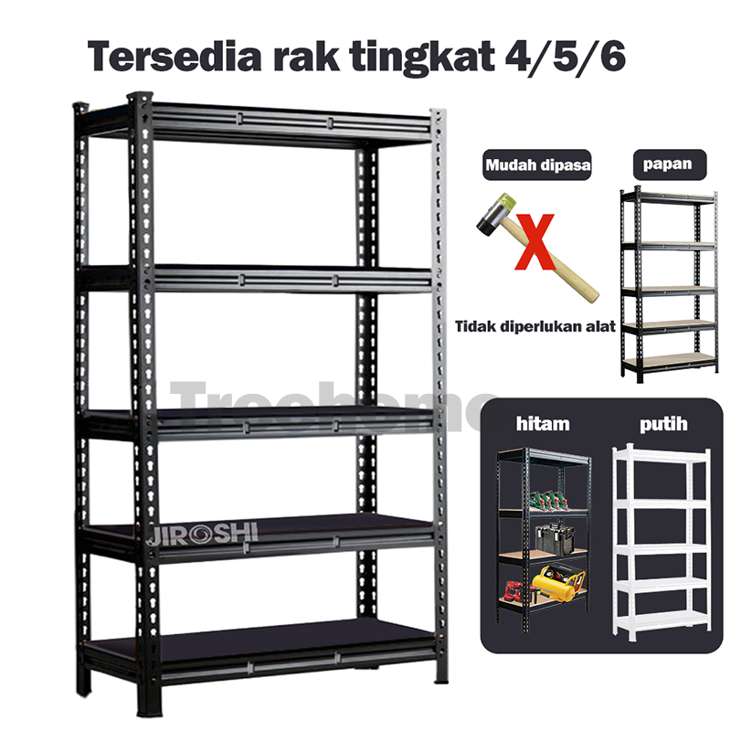 Jual Rak Besi 5 Susun /Rak Gudang / Rak Dapur / Rak Besi Serbaguna ...
