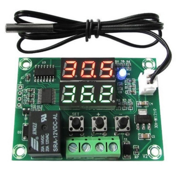 Jual Dual LED Display Relay Temperature Controller Switch Thermostat ...