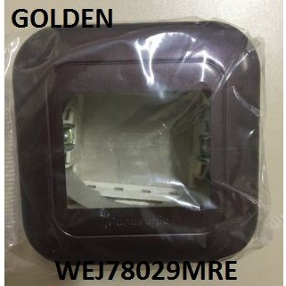 Jual Panasonic WEJ78029MRE Frame Wide Series 1 Gang 2 Device Wine Red ...