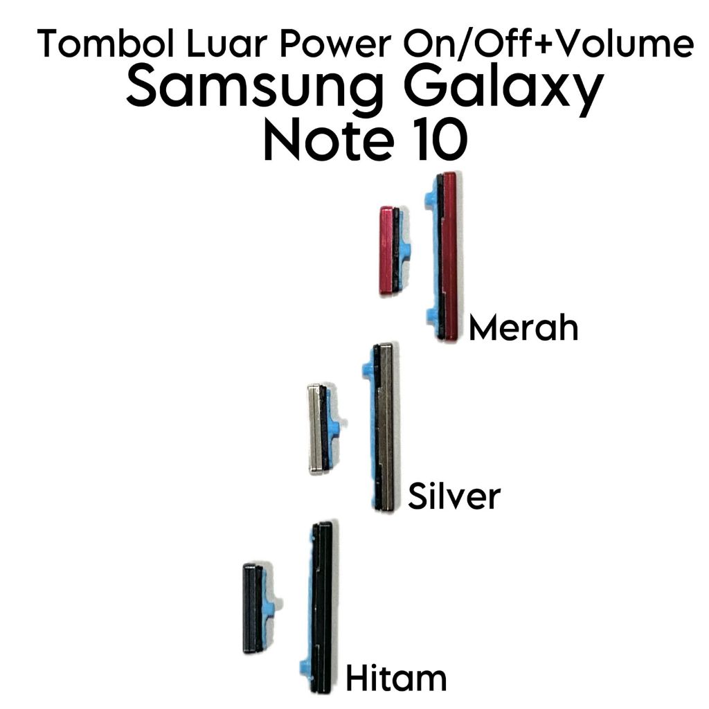 Jual Tombol Luar 1 set ( Volume + Power On Off ) Samsung Galaxy Note 10 / Note10 / N970 / SM ...