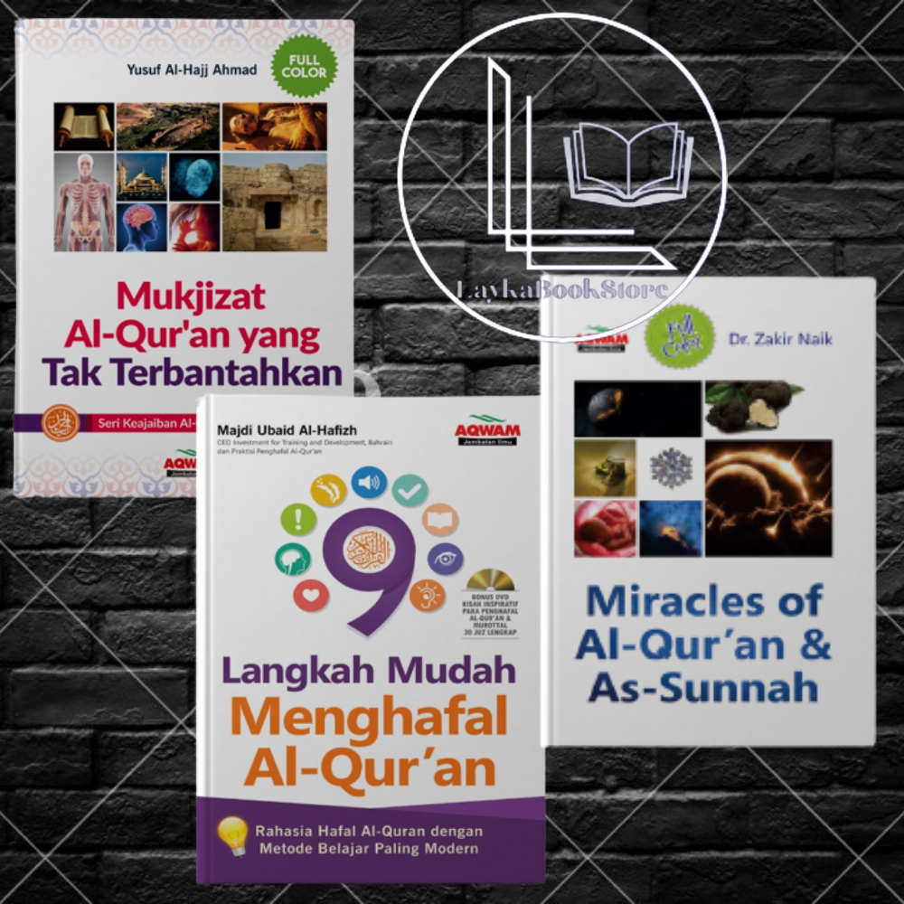 Jual Buku Paket Keajaiban Al-Qur'an 3 Buku (Miracles- 9langkah-Mukjizat ... Jual Buku Paket Keajaiban Al-Qur'an 3 Buku (Miracles- 9langkah-Mukjizat ...