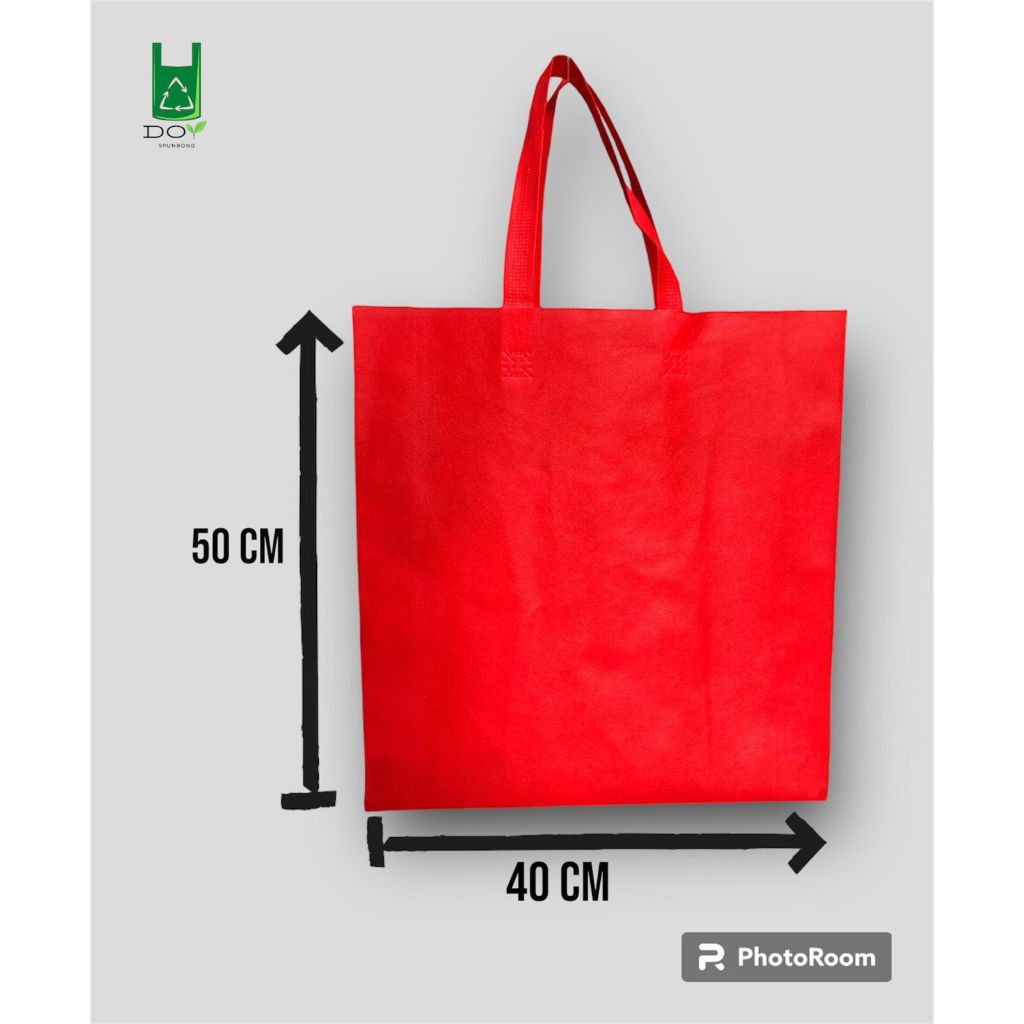 Jual Tas Belanja Indomaret Alfamart Size Super Jumbo 40x50x10 | Tas Spunbond Tali Kuat dan Tebal ...