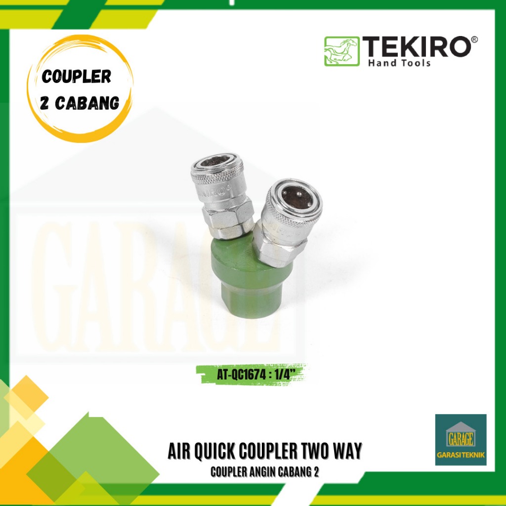 Jual Quick Coupler Tekiro 2 Way - Coupler Cabang 2 Tekiro | Shopee Indonesia