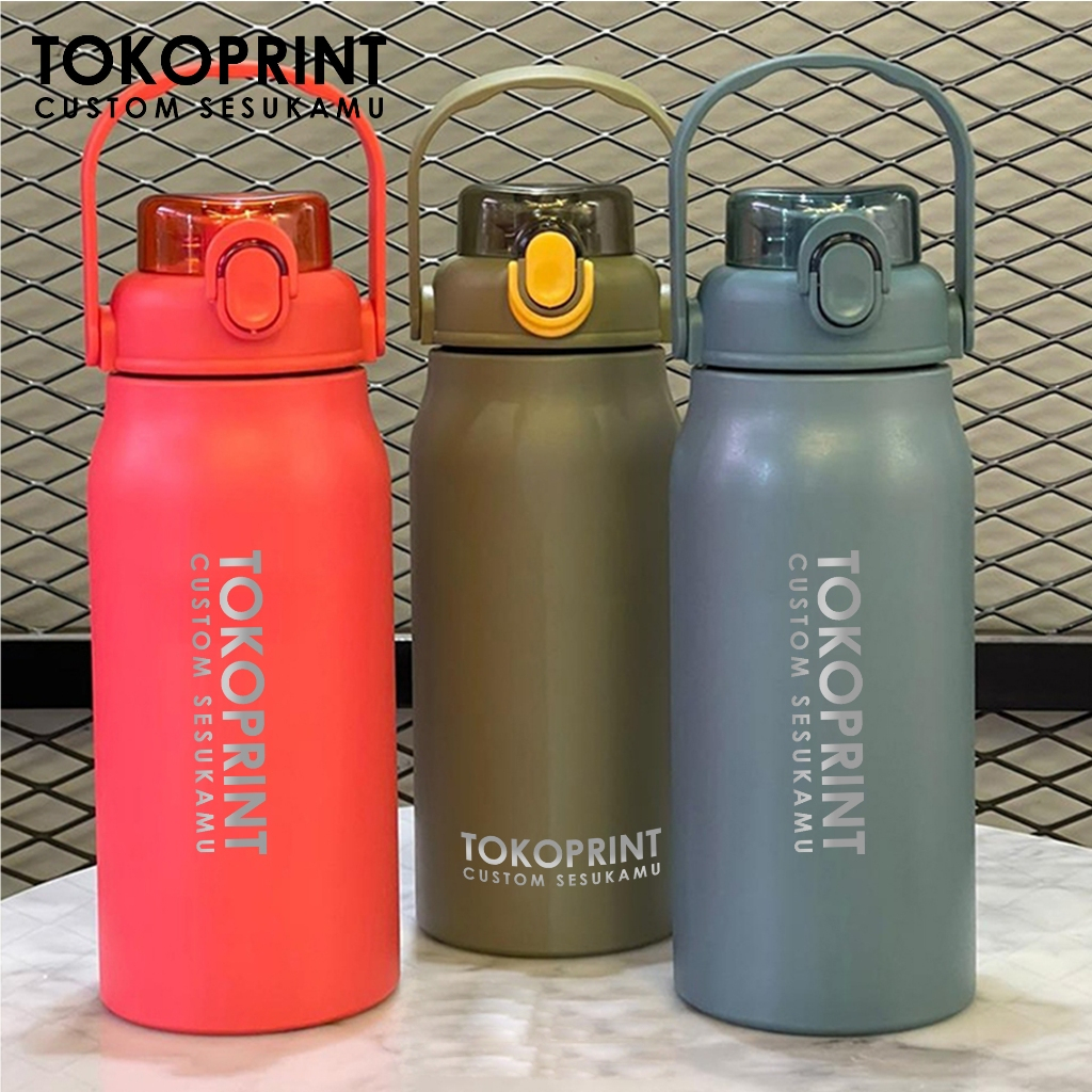 Jual Custom Laser Grafir HN106 800ml Botol Air Stainles Steel Tumbler ...