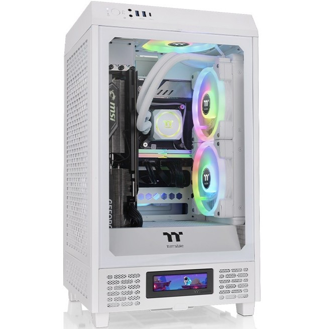Jual THERMALTAKE THE TOWER 200 SNOW MINI ITX PC CASE CASING GAMING ...