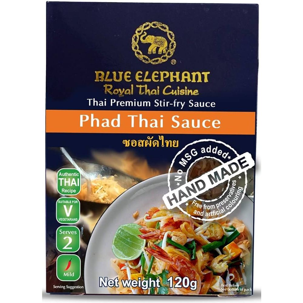 Jual Blue Elephant Pad Thai Premium Stir Fry Sauce 120 Gram | Shopee ...