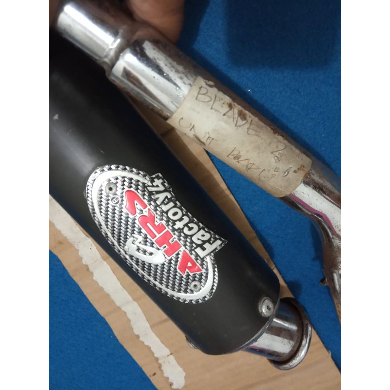 Jual kenalpot Ahrs Factory4 original baru pnp honda bebek | Shopee ...