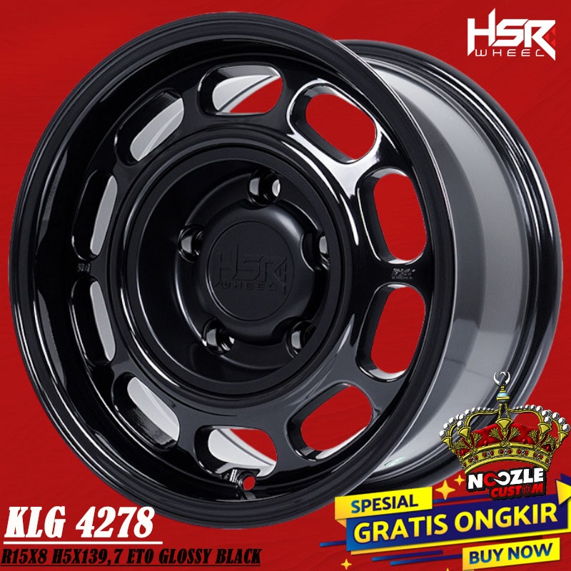 Jual Velg Mobil Spack Kaleng Ring 15 Type HSR KLG R15 Baut 5 PCD 139 Pelek Mobil Ecudo | Shopee ...