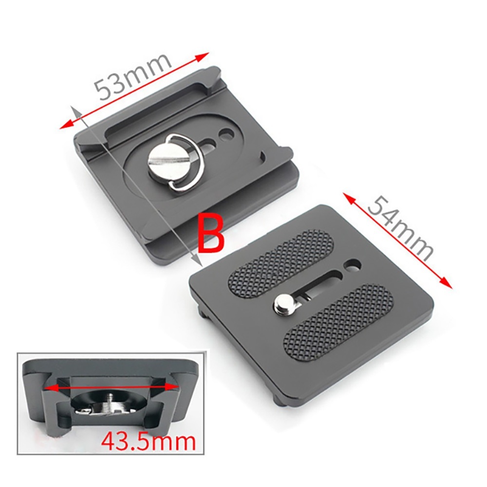 Jual Tripod Quick Release Plate Camera Mount Head Screw Adapter ...