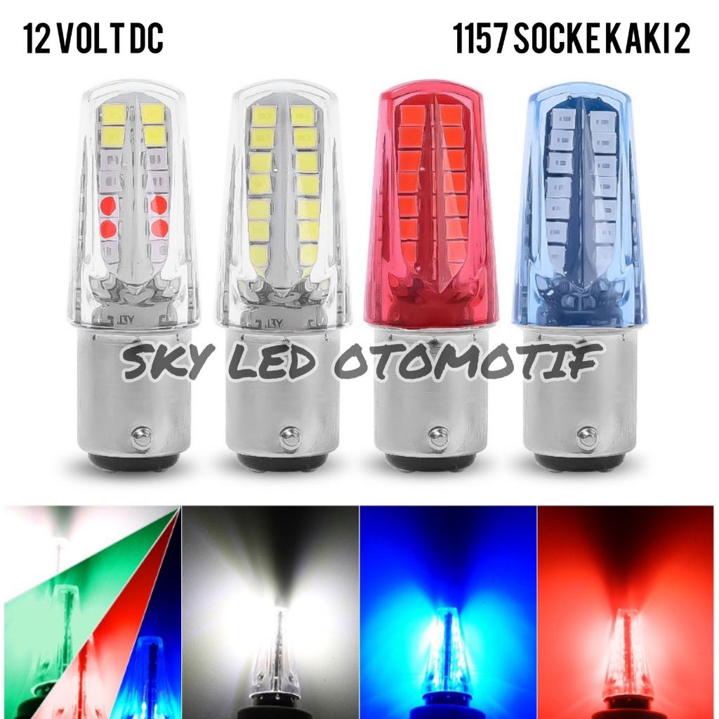Jual Lampu Stoplamp Bolvan Model Lancip Nyala 2 Mode Running & Flash ...