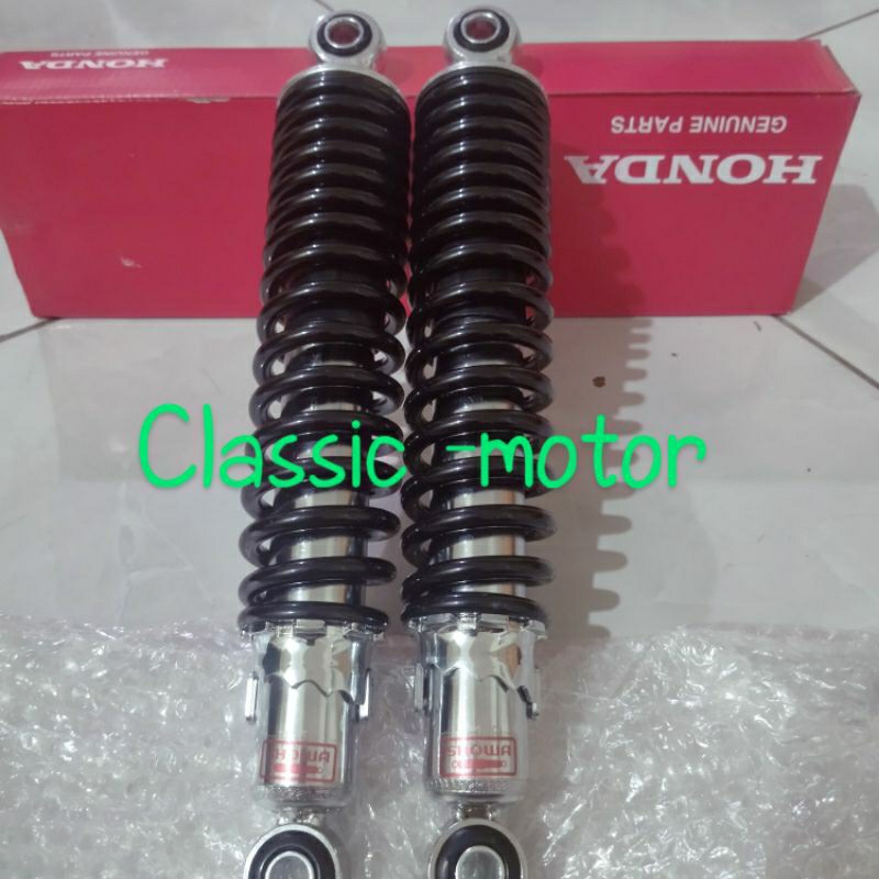 Jual Shock breaker belakang Set isi 2 Pcs Megapro, glpro neotach hitam, ORI Showa,(KEH) | Shopee ...
