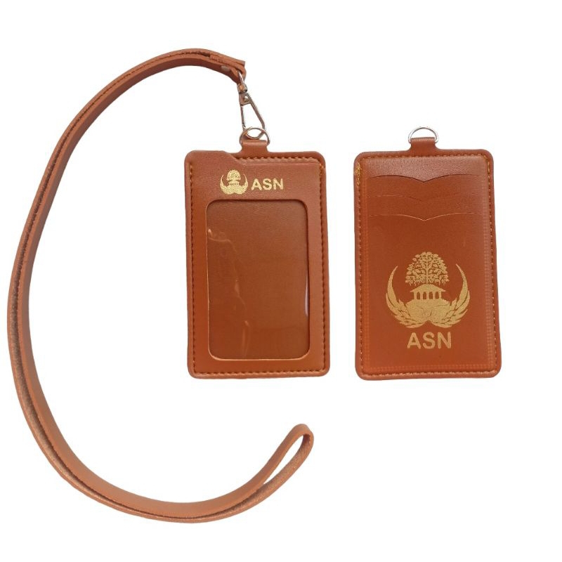 Jual holder kulit ASN / tempat id card ASN | Shopee Indonesia
