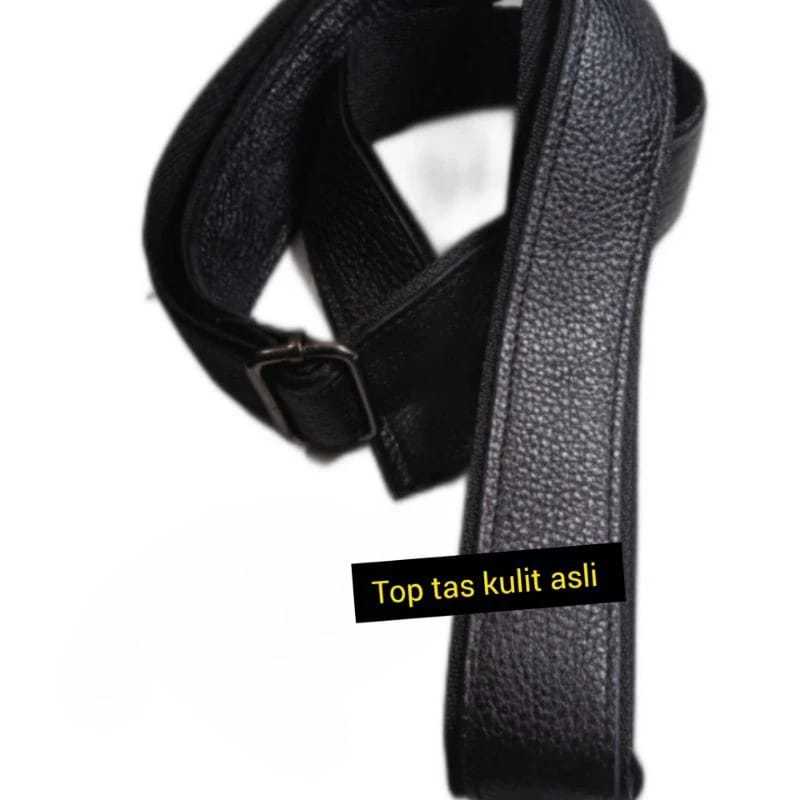 Jual Tali tas kulit asli ring black nakel bisa di lepas - tali tas ...