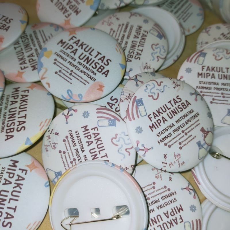 Jual Pin Custom 5.8 cm / Pin Custom 58mm Cocok dipakai untuk Sagala ...