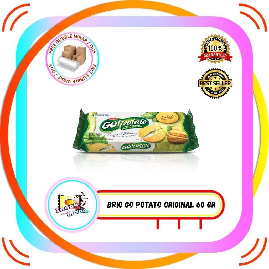 Jual Brio Go Potato Original Biscuit ~ 56 gr GoPotato Biskuit Kentang ...