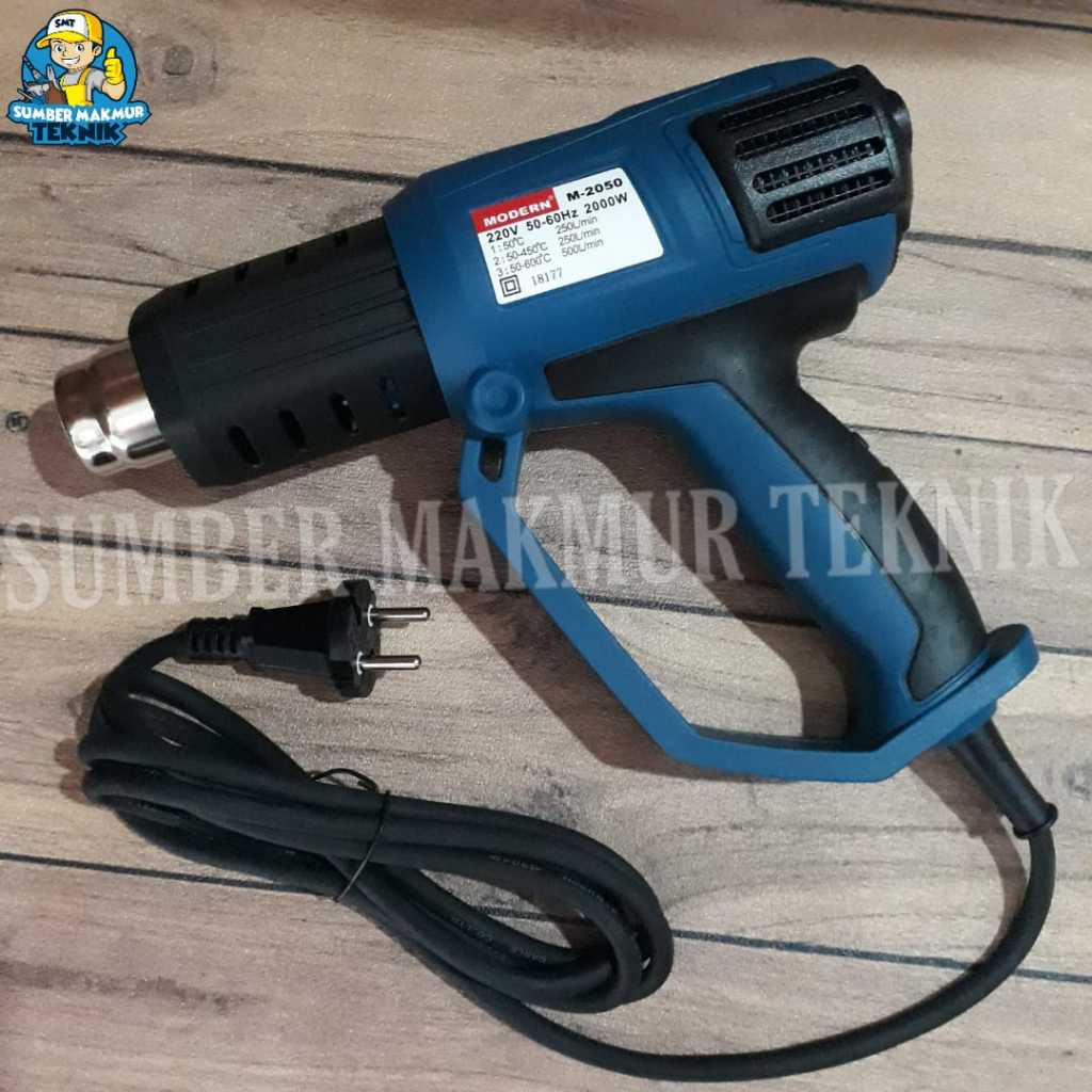 Jual Mesin Heat Gun Pistol Pemanas Listrik Hot Air Gun M2050 M 2050 Modern | Shopee Indonesia
