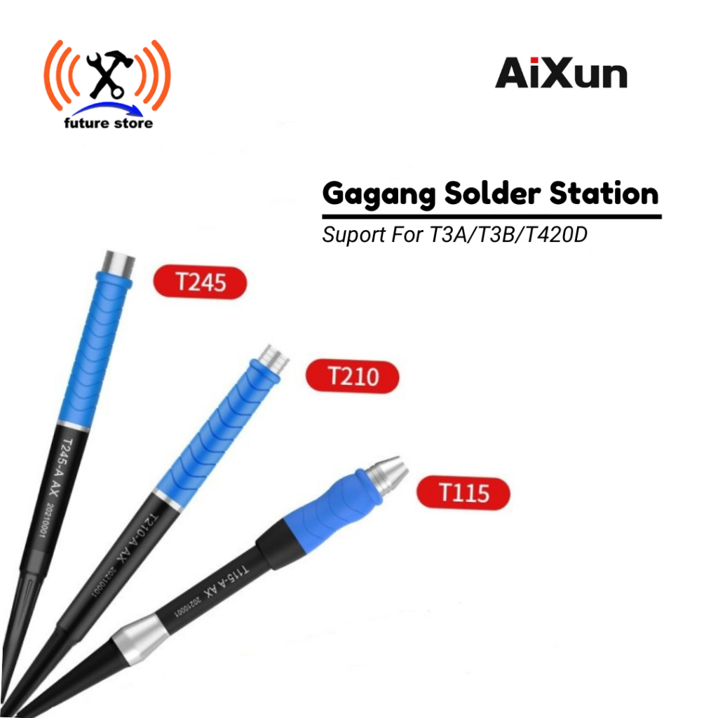 Jual AIXUN Gagang Solder Station - Solder Handle - T210 - T115 - T245 For T3A/T3B/T420D Original ...