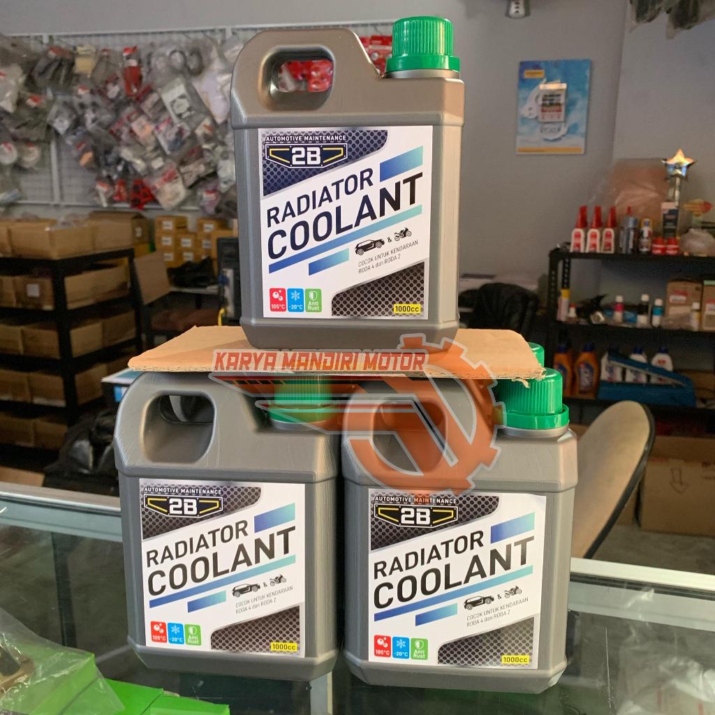 Jual Air Radiator Coolant Motor Mobil 2B 1000 ml | Shopee Indonesia