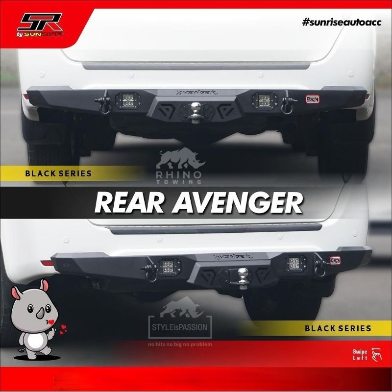 Jual Tanduk Towing Bumper Bumble bee Rhino Avenger Fortuner Bumper ...