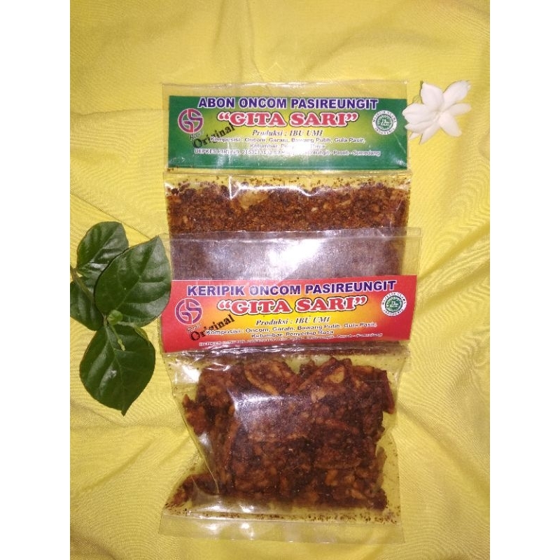 Jual Keripik oncom,Abon oncom asli GITA SARI pasireungit - sumedang ...