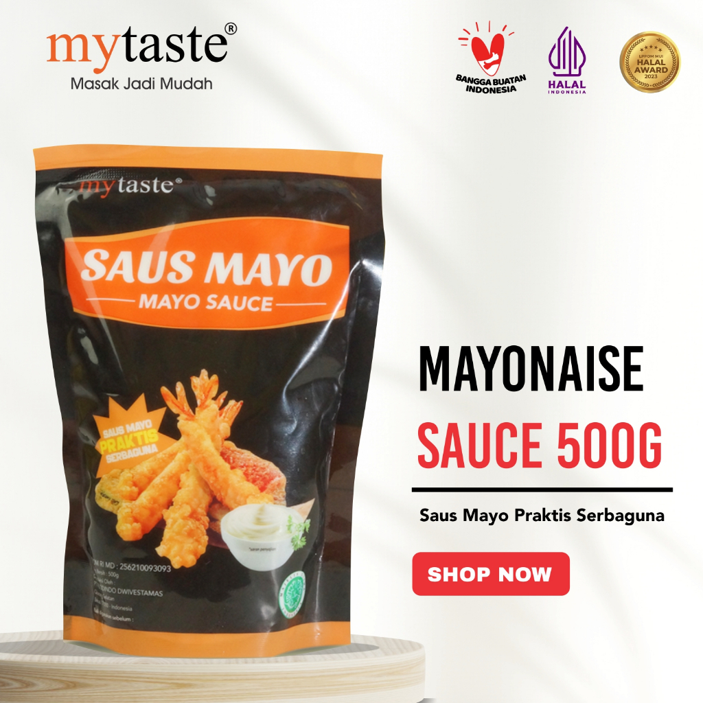 Jual My Taste saus mayo - mayonaise 500 gr mayones siap saji | Shopee ...
