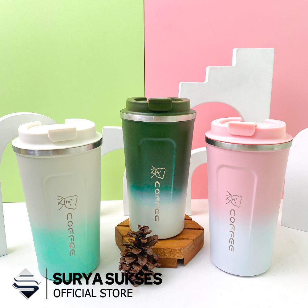 Jual MUG COFFEE KAPASITAS 500 ML STAINLESS STEEL SUS 304 TUMBLER KOPI ...
