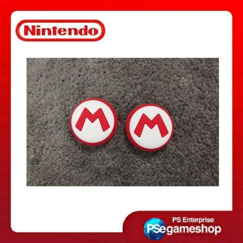 Jual Switch Thumb Grips Joystick Caps for Nintendo Switch(Mario M/2PCS ...