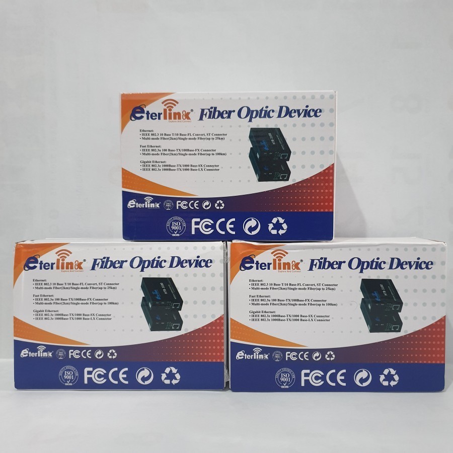 Jual HTB Netlink 3100 A+B Fiber Optical Media Converter Eterlink ...