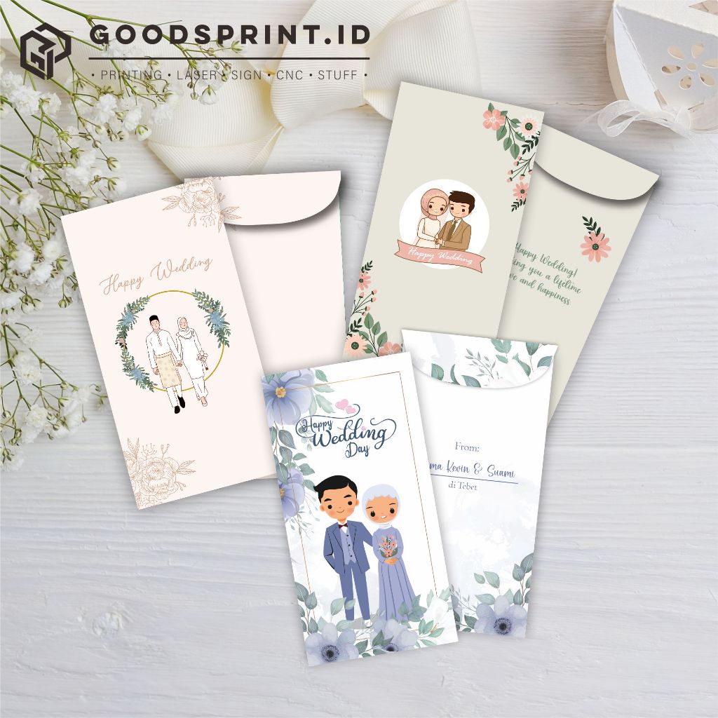 Jual Amplop Wedding Hijab Angpao Nikah Muslim Angpau Pernikahan Ready ...