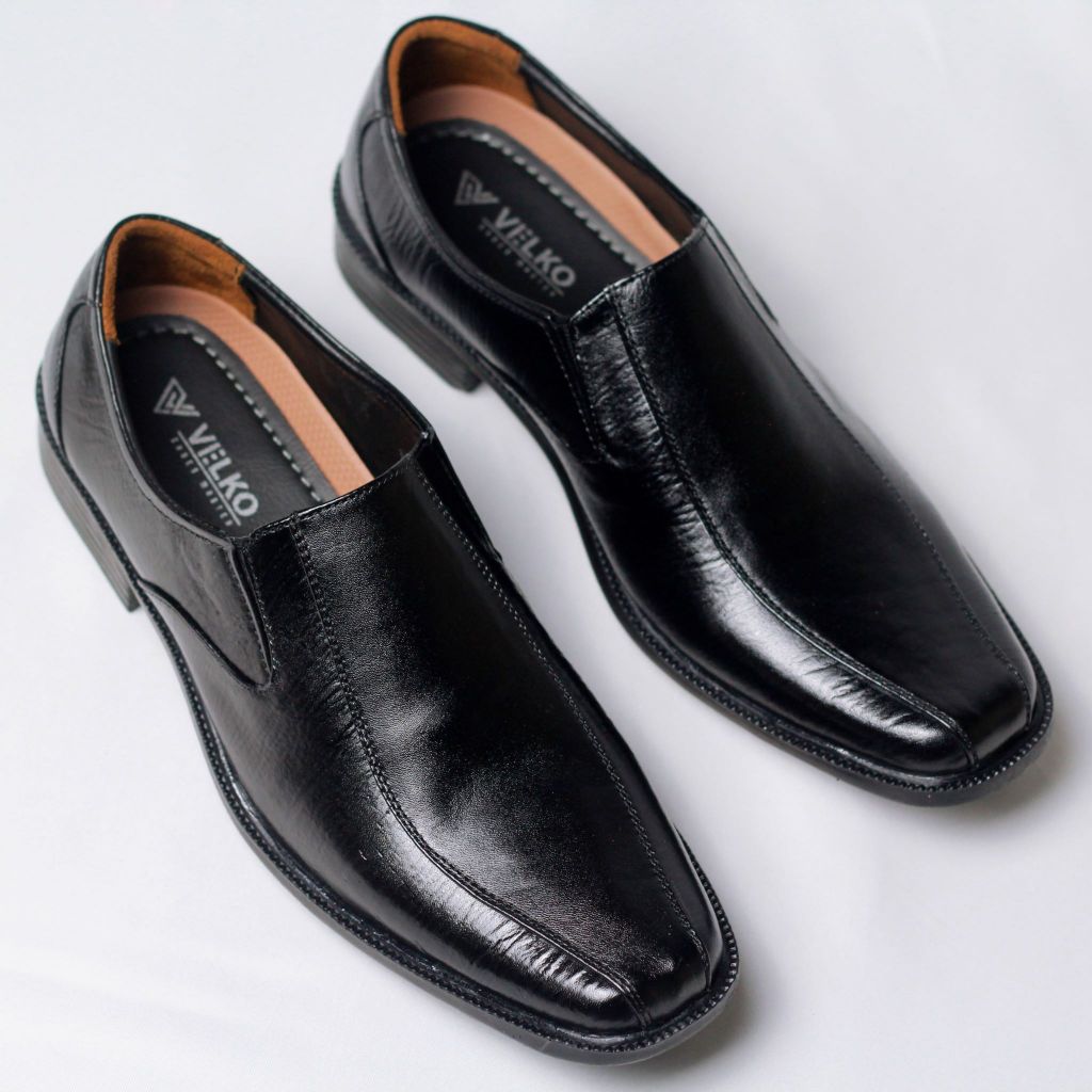 Jual Sepatu Pantofel Pria Kulit Sapi Asli Original Velko F-09 CK ...